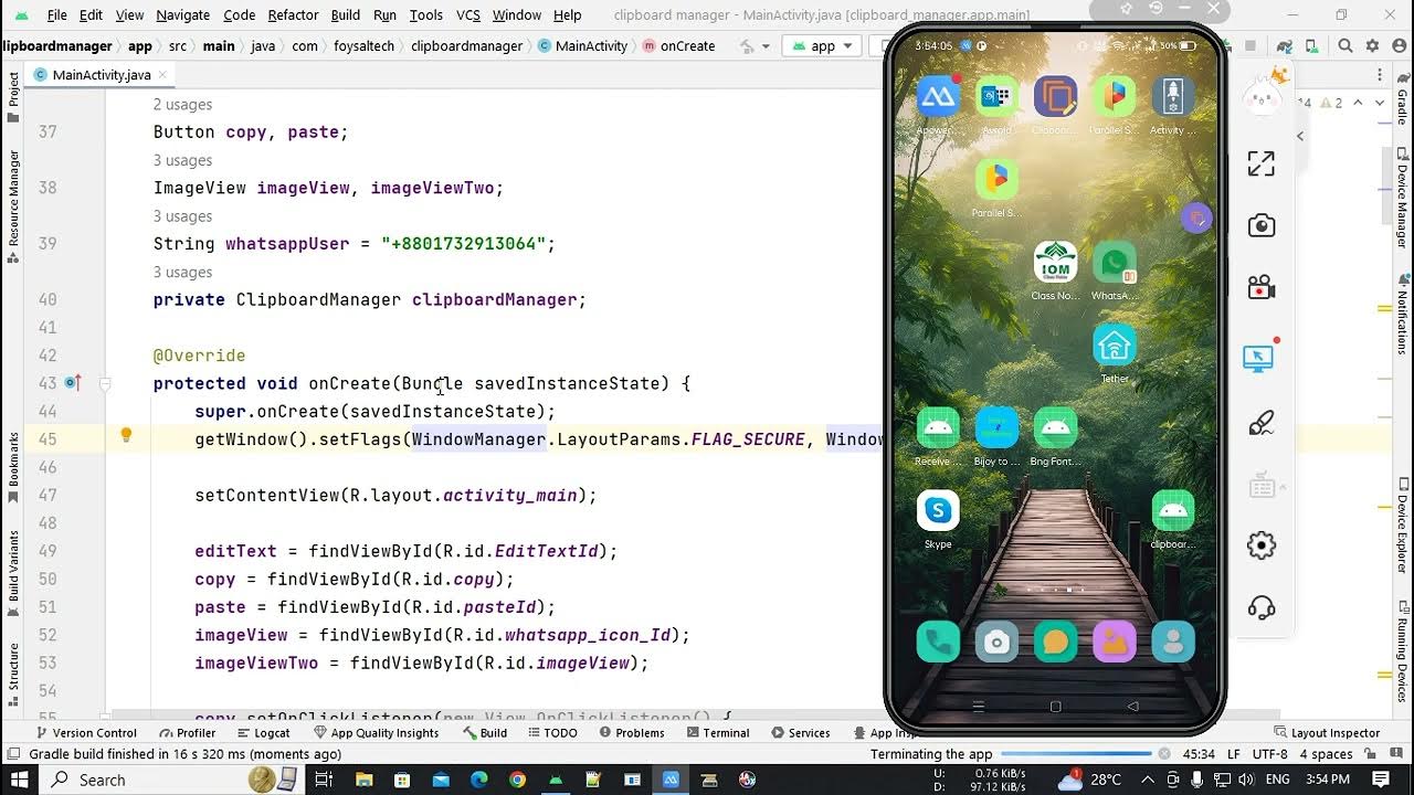 Use FLAG_SECURE for Android .Android 13 with WindowManager.LayoutParams.FLAG_SECURE - YouTube