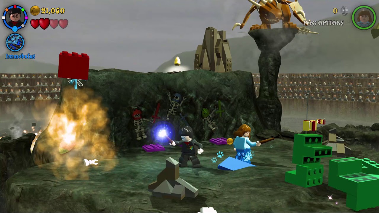 Lego Harry Potter: Years 1-4 - Walkthrough 39 - Year 4, The First Task ...