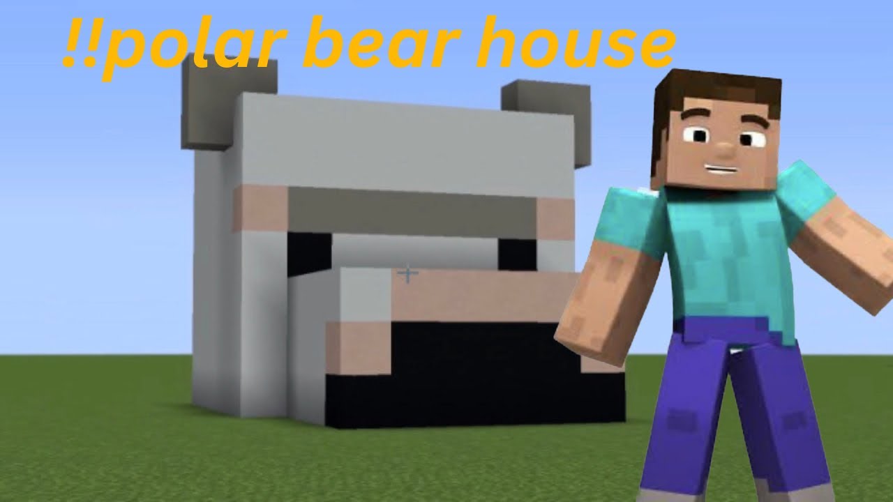 We make polar bear house easy | #pleasesubscribe #minecraft #polarbear ...