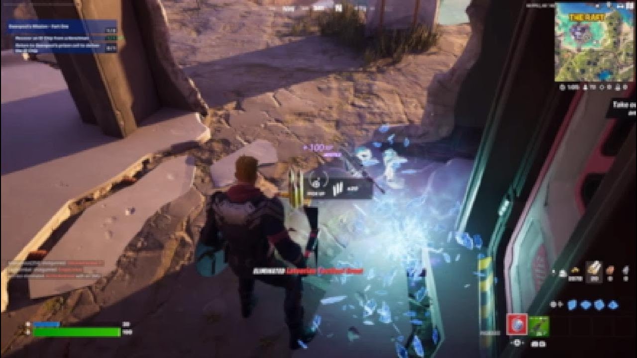 How to do all gwenpools quests Fortnite - YouTube