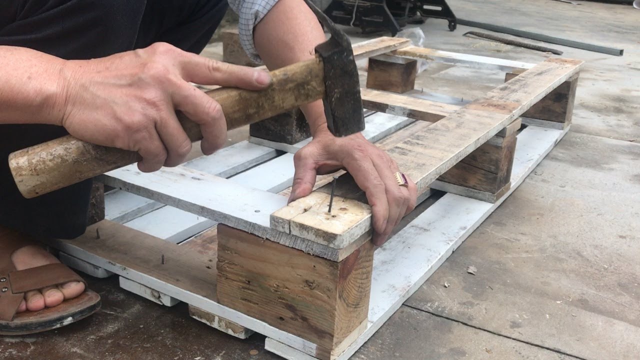 Beautiful Woodworking Ideas From Cheap Old Pallets // The Best DIY For ...