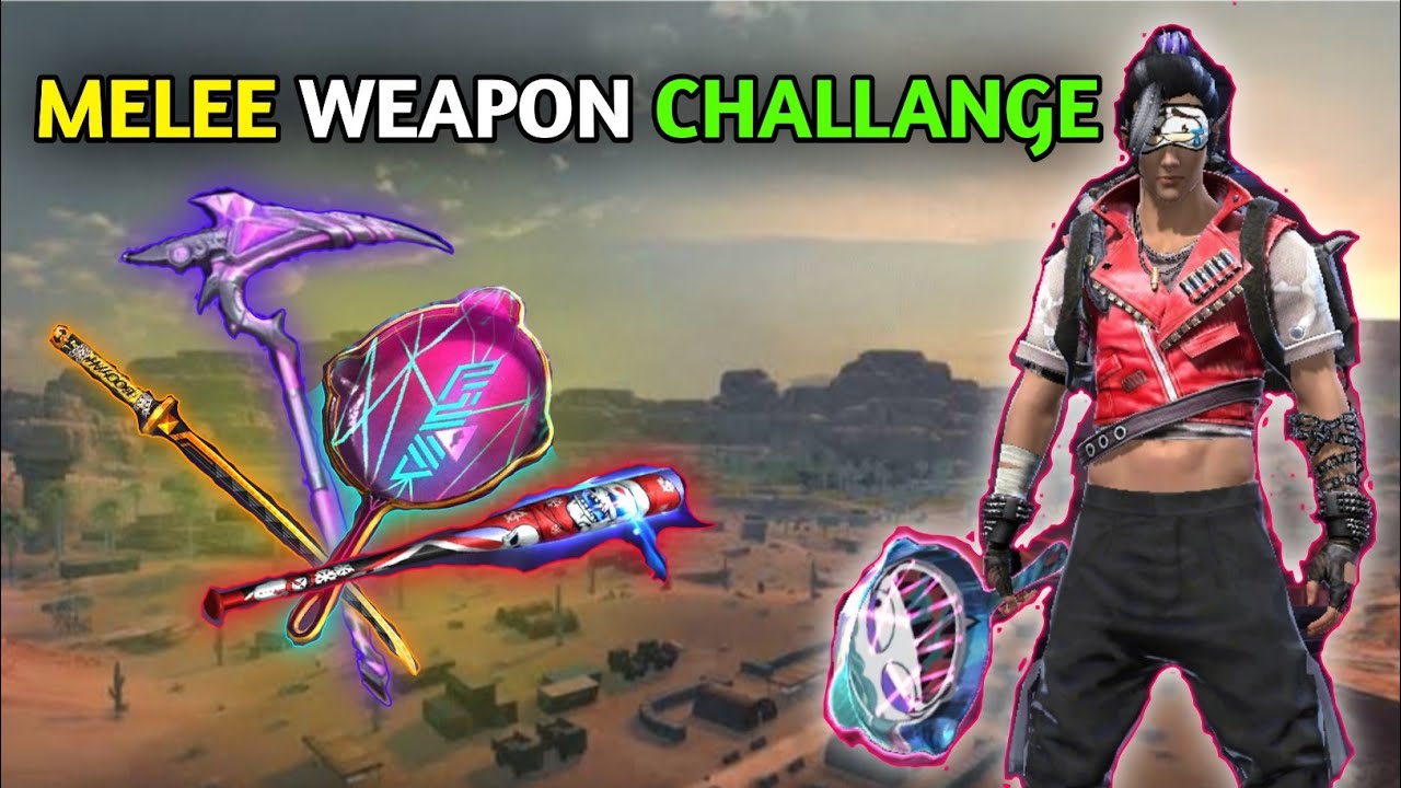 only melee weapons challange || FREE FIRE GAMEPLAY|| - YouTube