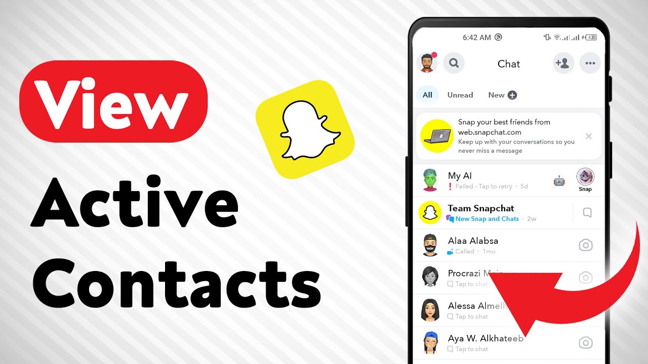 How to View Active Contacts on Snapchat (Updated) - YouTube