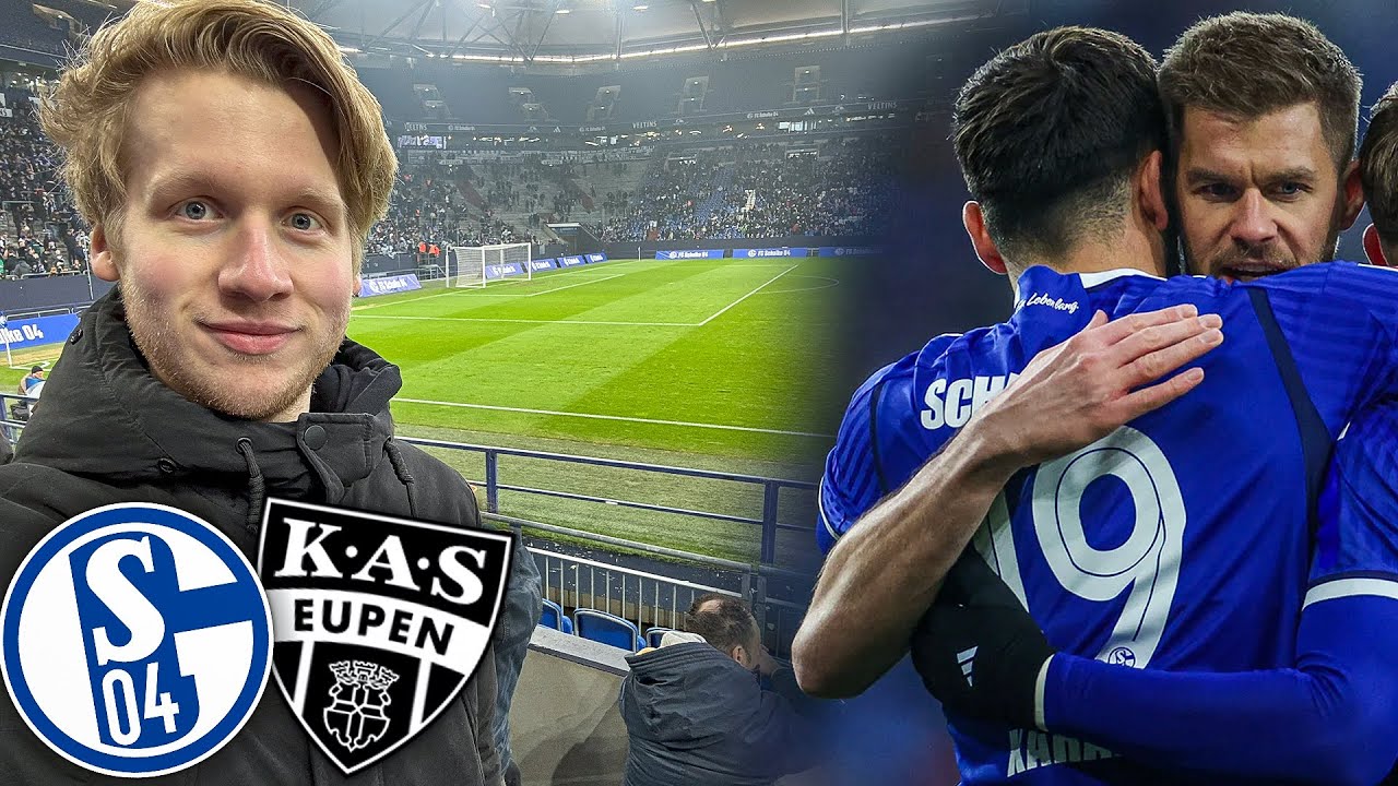 Schalke 04 vs. KAS Eupen 3:1 Stadionbericht | Erfolgreiches letztes ...