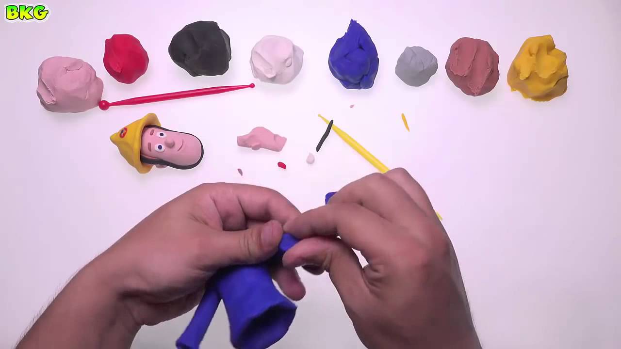 Fireman Sam Play Doh How To Make Fireman Sam With Play Doh Best Kid ...
