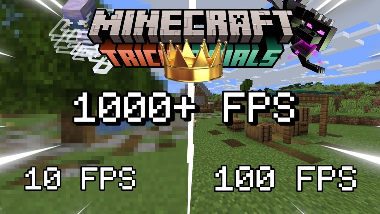 CÁCH ĐỂ CÓ 1000 FPS TRONG MINECRAFT 1.21 - YouTube
