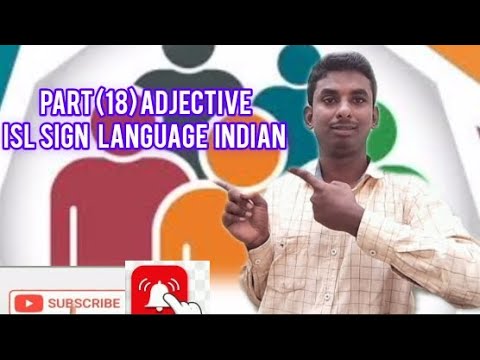part (18) adjective indian sign language usef #deafcommunity# ...