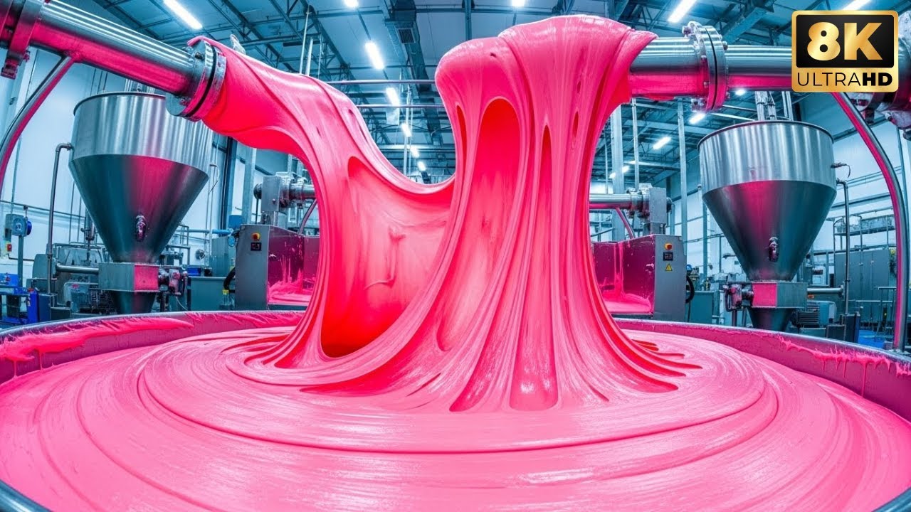 Mixing 10,000 lbs of Chewing Gum: Inside the Factory - YouTube