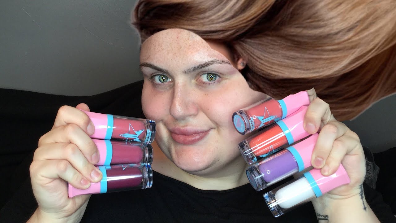 Cheek Swatching EVERY NEW Jeffree Star Cosmetics Magic Candy Liquid ...
