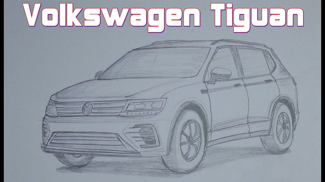 Çok İstenilen Volkswagen Tiguan Çizimi-Bölüm 104 - YouTube