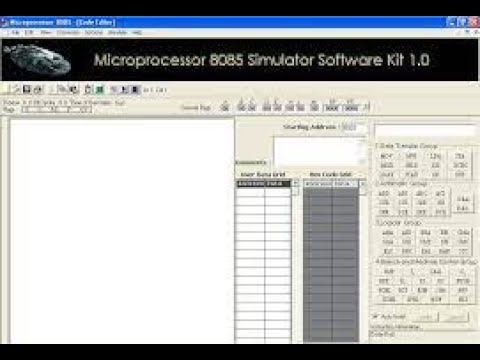 microprocessor 8085 simulator software kit 1 0 and install problem ...