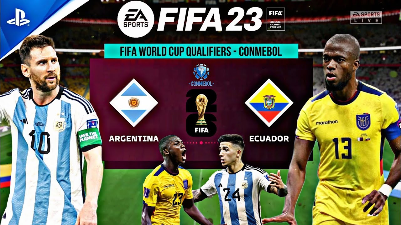 FIFA 23 - Argentina vs Ecuador | PS5™ [4K] | World Cup Qualifiers # ...