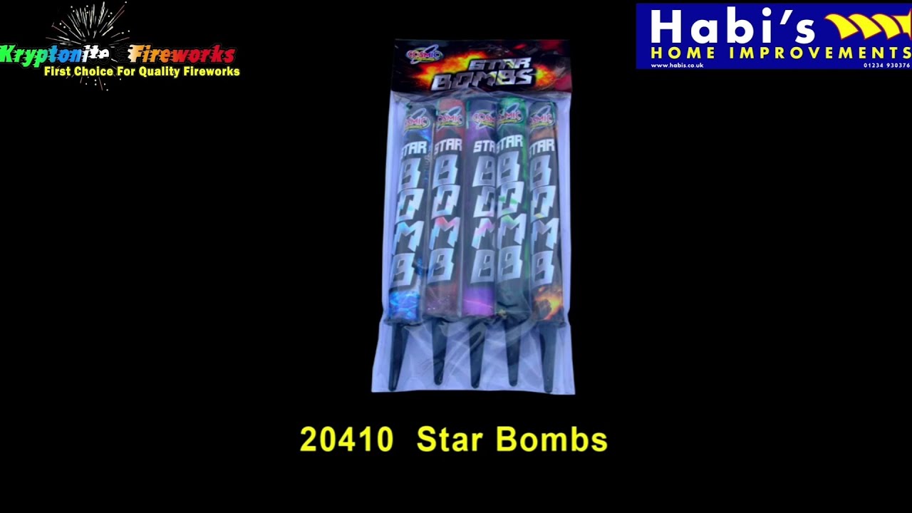 STAR BOMBS-20410 | Kryptonite Fireworks - YouTube