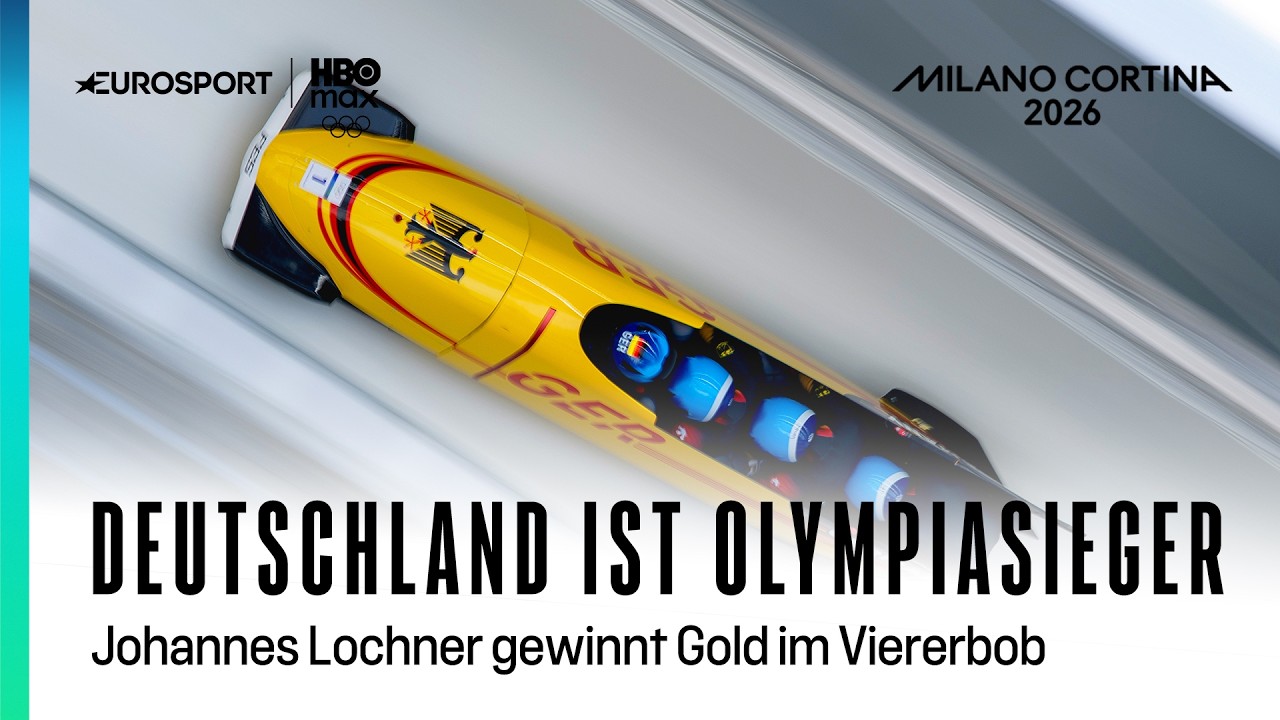 Gold für Deutschland! Johannes Lochner unschlagbar | Olympia 2026 | Bob ...