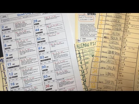 A Look At My Play By Play Spotting Boards - YouTube