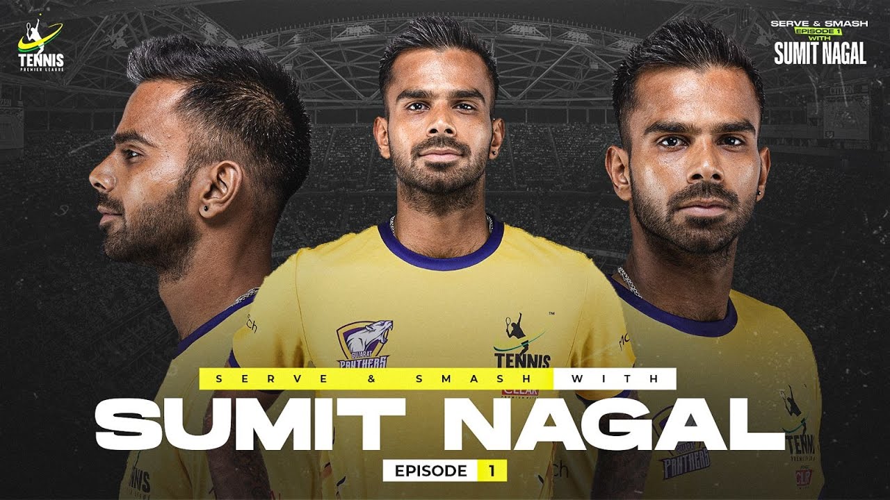 𝐄𝐱𝐜𝐥𝐮𝐬𝐢𝐯𝐞: Sumit Nagal like you have never seen before in Serve and Smash Episode 1 with TPL ...