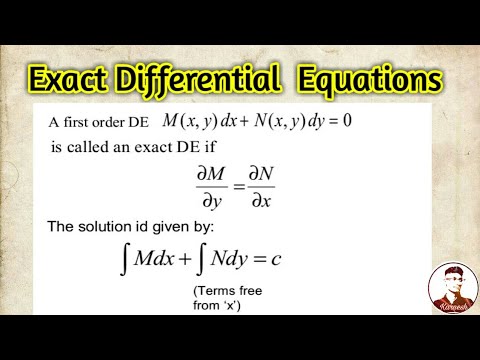 #Engineering #Mathematics | Exact Differential Equations - YouTube