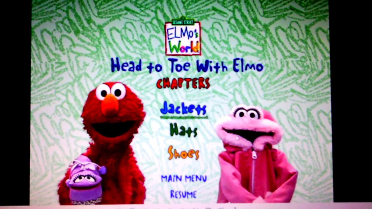ELMo's World- Head to Toe With Elmo Menu Fail! - YouTube