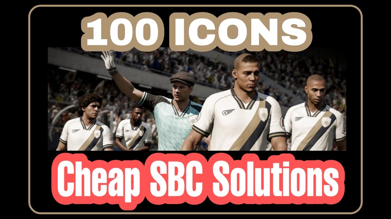 FIFA Mobile ICON SBC Cheap Solutions of All 100 ICONS - YouTube