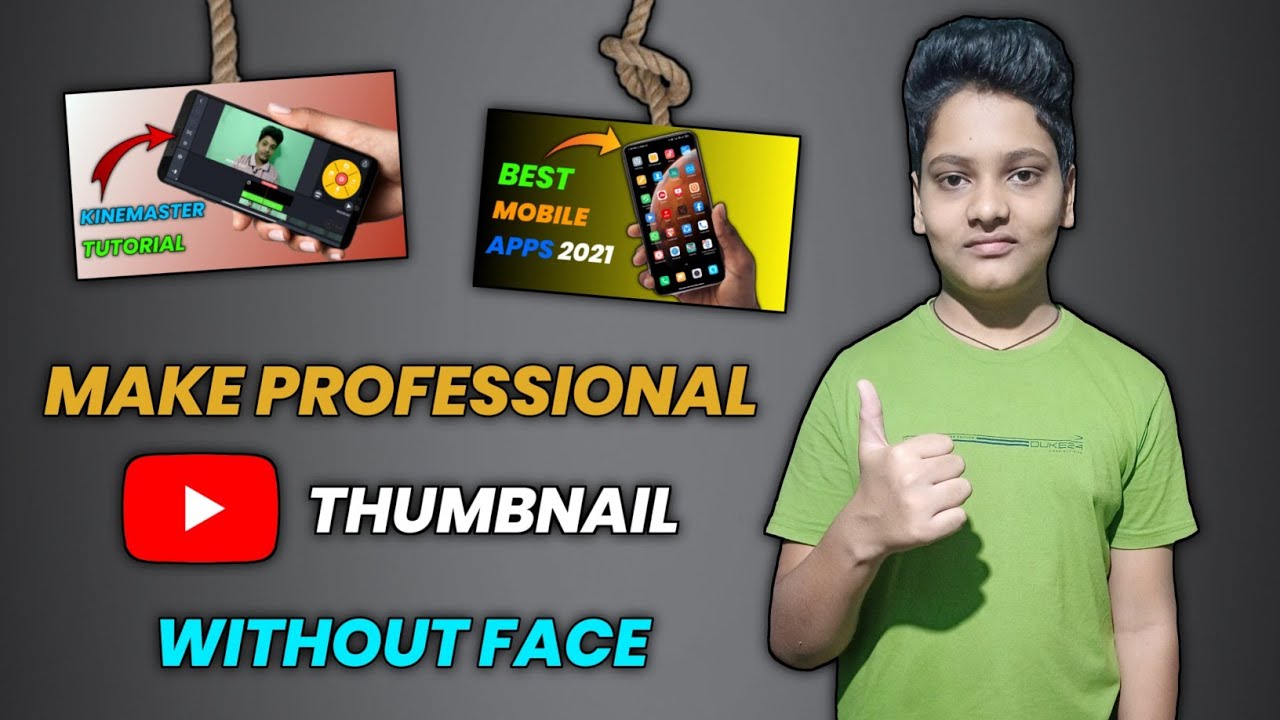 How To Make Professional Youtube Thumbnail | Without Face | Ananta Tech ...