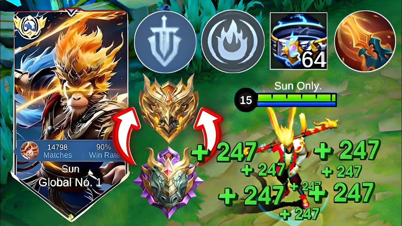 SUN BEST GUIDE TO RANK UP FASTER THIS SEASON 2025 (recommended build ...