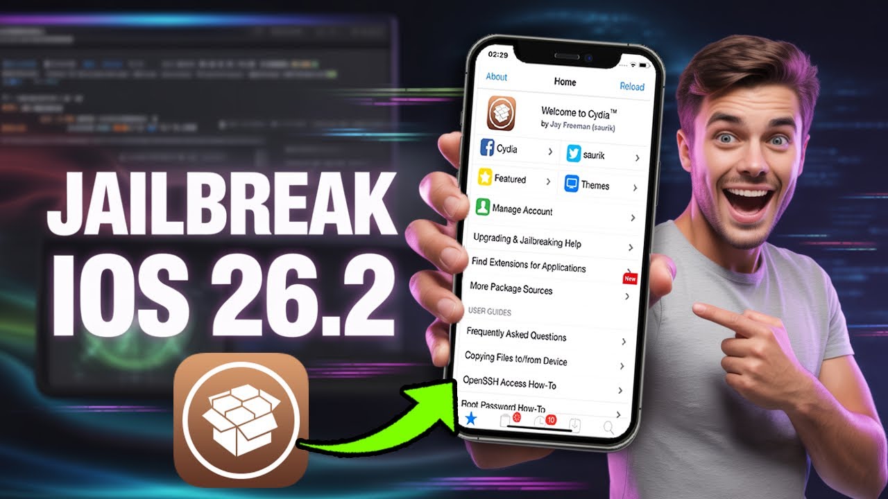 iOS 26.2 Jailbreak - How to Jailbreak iOS 26.2 (NO COMPUTER) Untethered ...