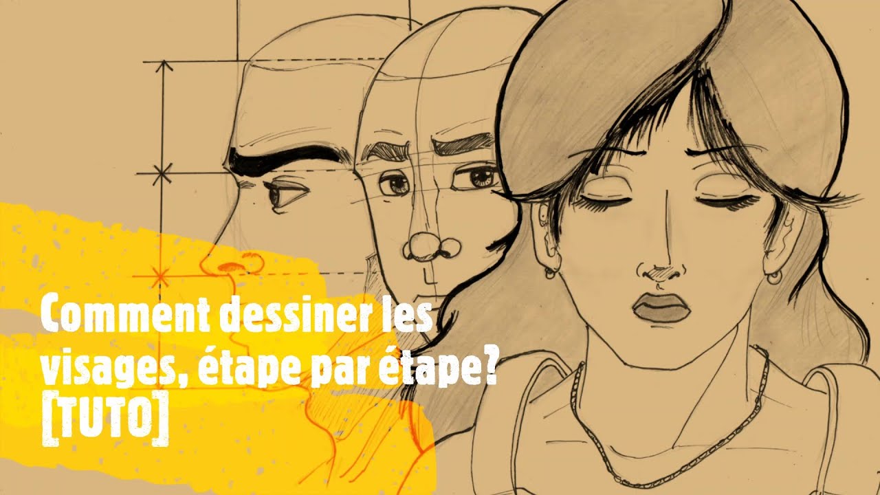 Comment dessiner les visages sous plusieurs angles de vues? Etape par ...