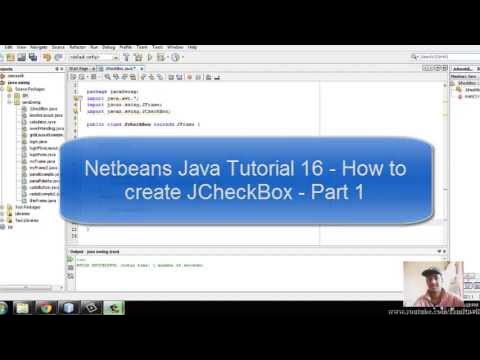 Java Swing Tutorial 16 - How to create JCheckBox - Part 1 - YouTube
