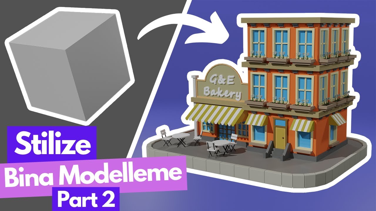 Stilize Bina Modelleme - Binanın Temellerini Oluşturma - Blender 3.3 ...