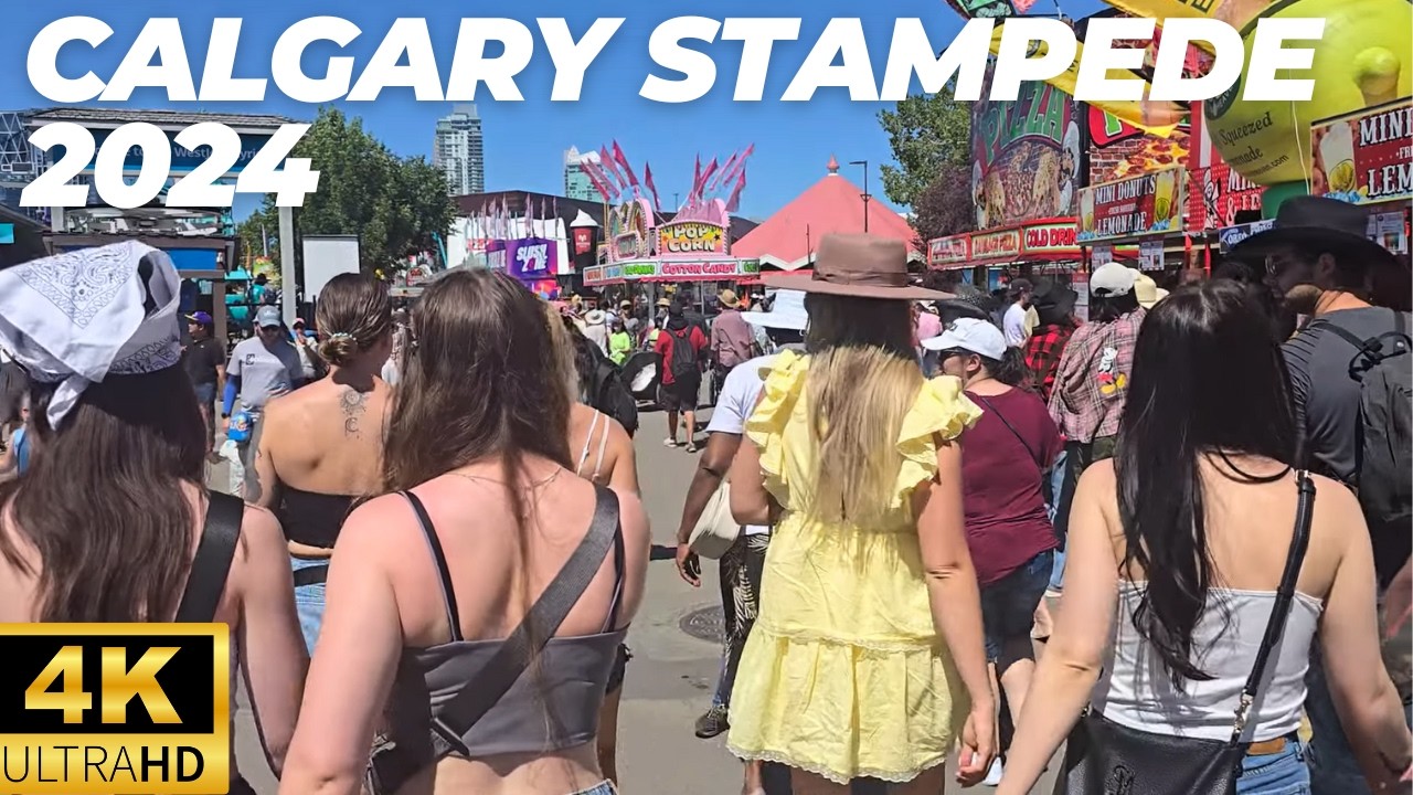 Calgary Stampede 2024 Walking Tour 4K - YouTube