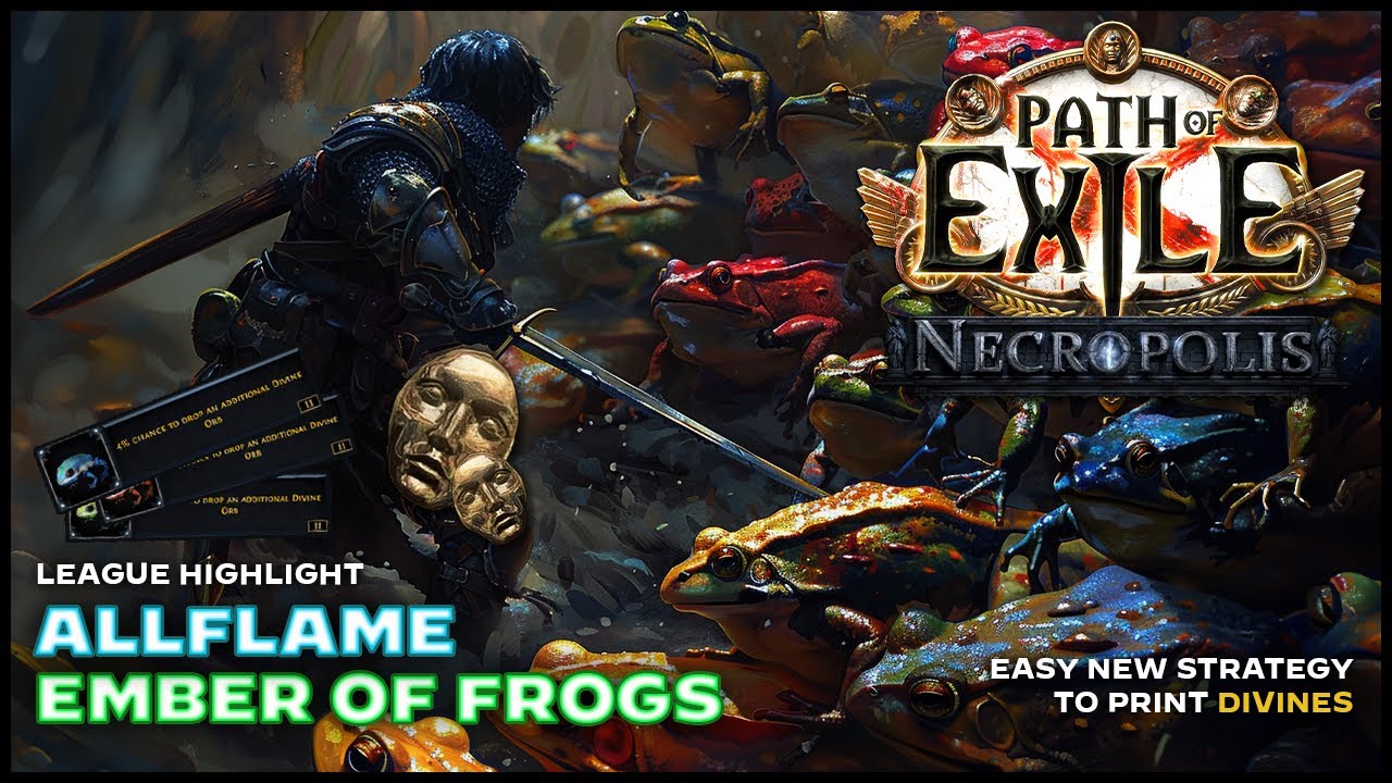 POE 3.24 Highlight - Allflame Ember of Frogs prints Divines [Nerfed ...