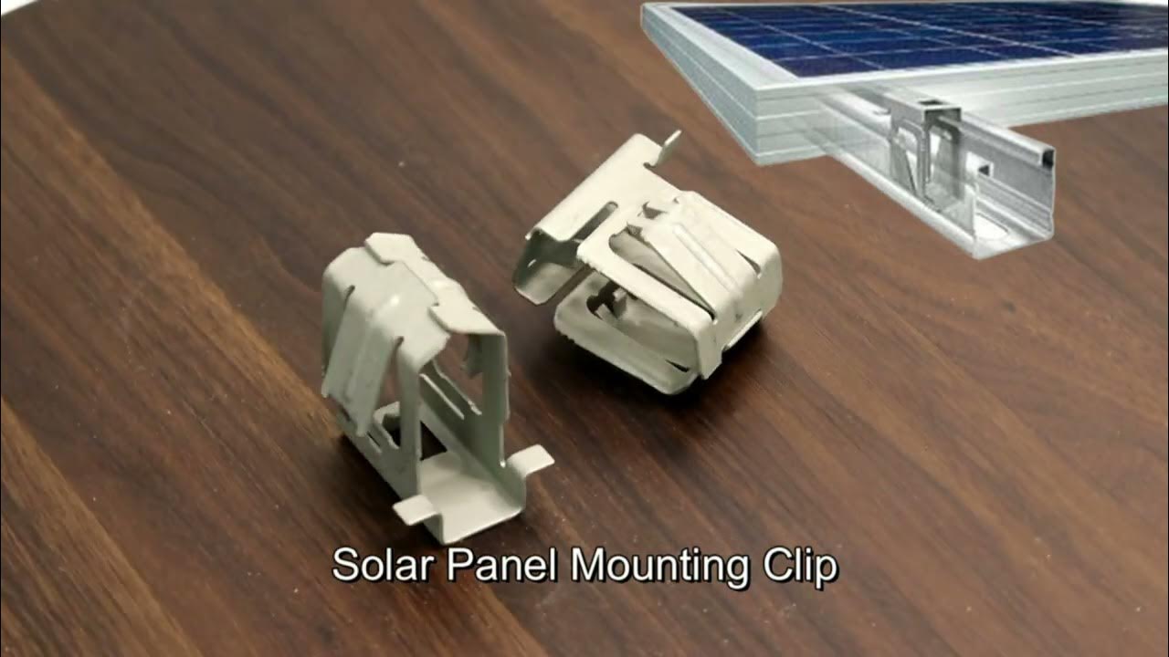 Solar Panel Mounting Clip - YouTube