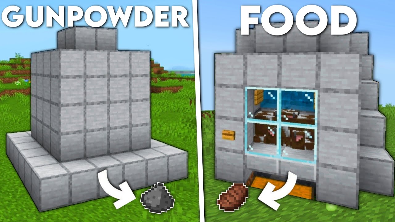 3 EASIEST Starter Farms For Beginners In 1.21 Minecraft Bedrock! - YouTube