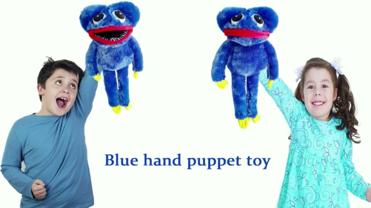 Huggy Wuggy Plush Toy Hand Puppet And Kermit Frog Puppet - YouTube
