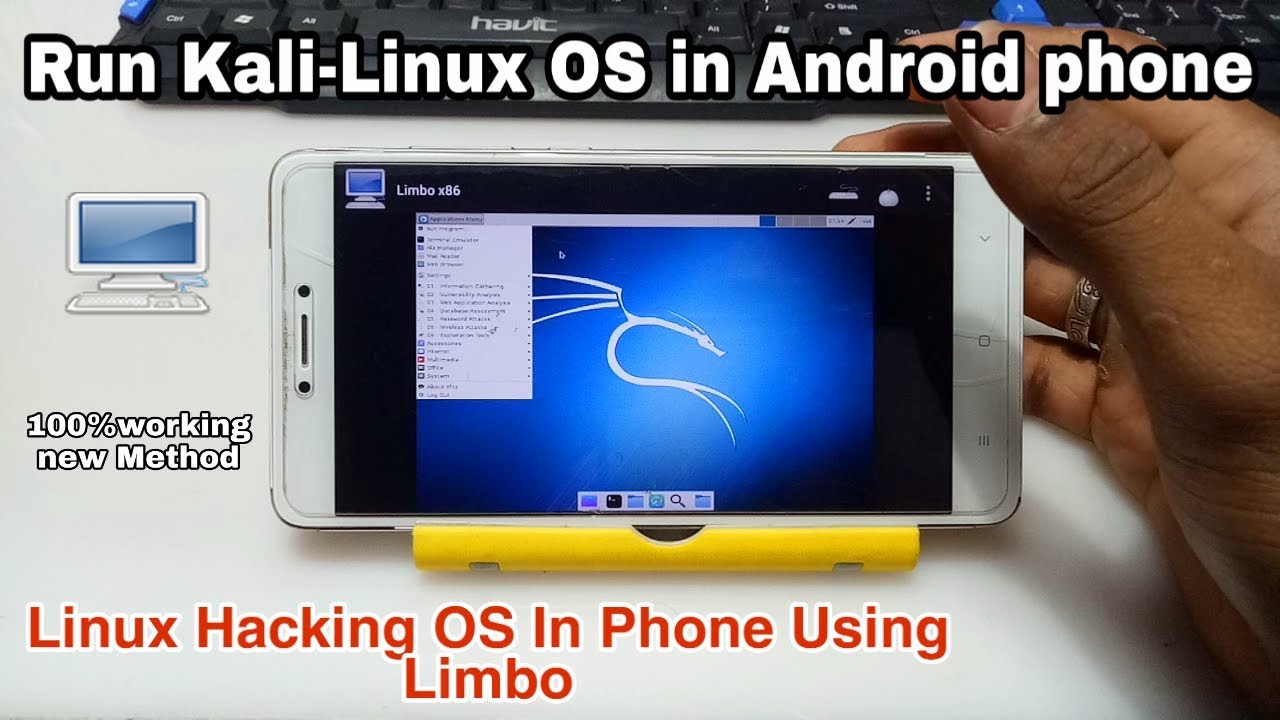 Run Kali Linux OS In Android Phone Using Limbo Linux In Android Run Kali Linux OS In Android Phone Using Limbo Linux In Android
