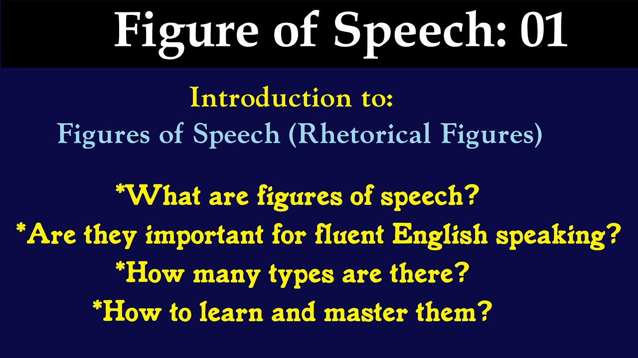 Figures of Speech: Introduction | English Speaking Made Easy | # ...