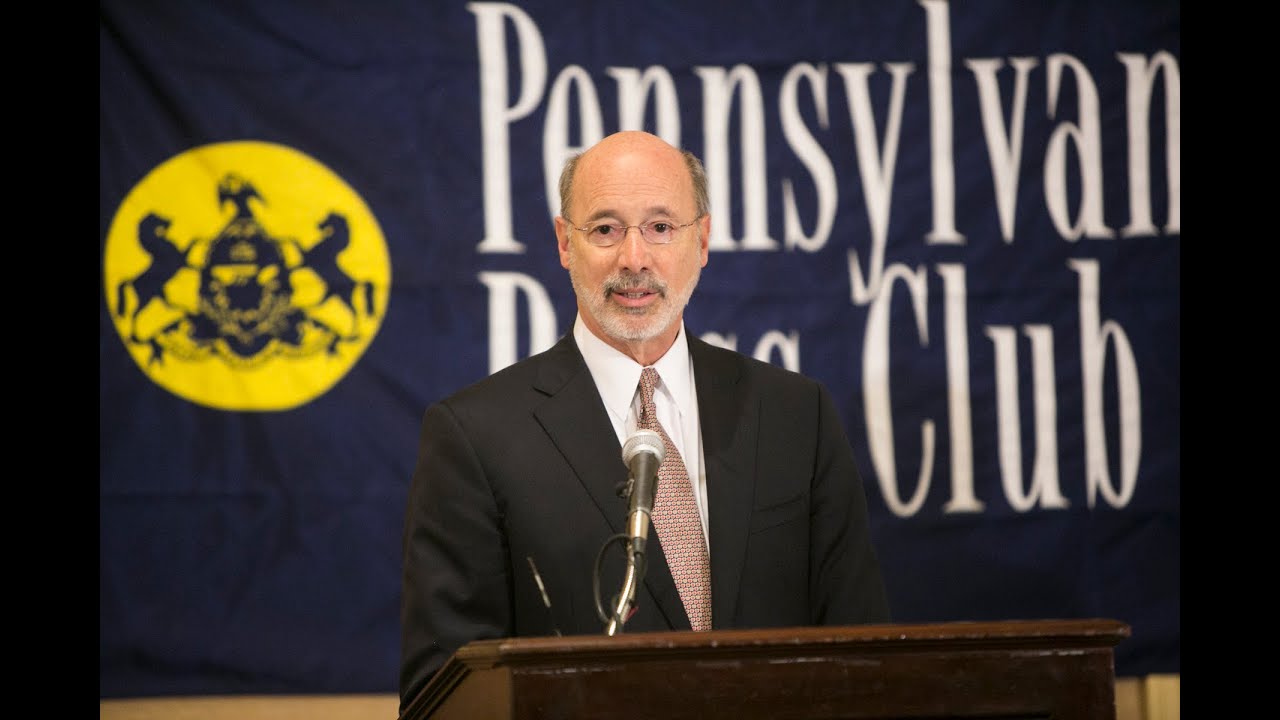 Governor Wolf Delivers Remarks on the State Budget at the PA Press Club ...