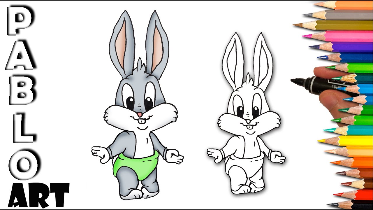 How To Draw Baby Looney Tunes Step By Step