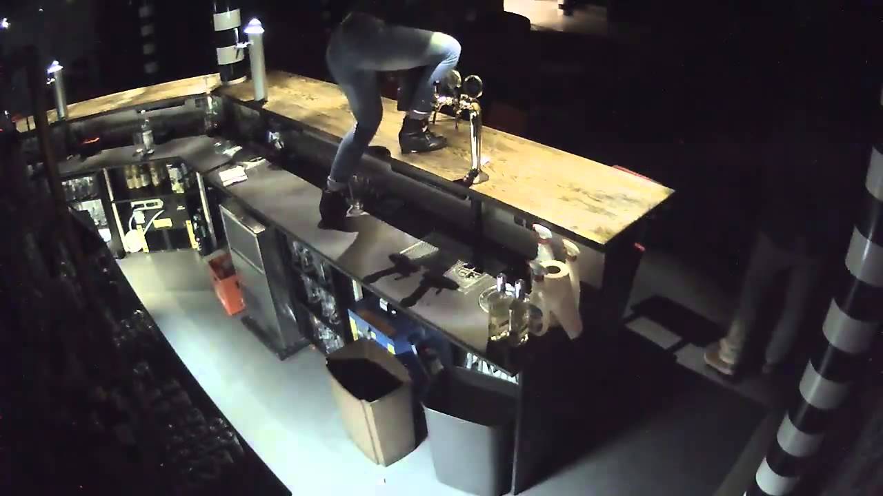 Dance on the bar FAIL - YouTube