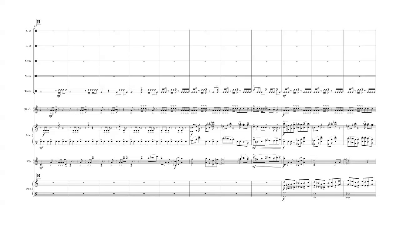 A Level Music Composition - Persistence (for Percussion Ensemble) - YouTube