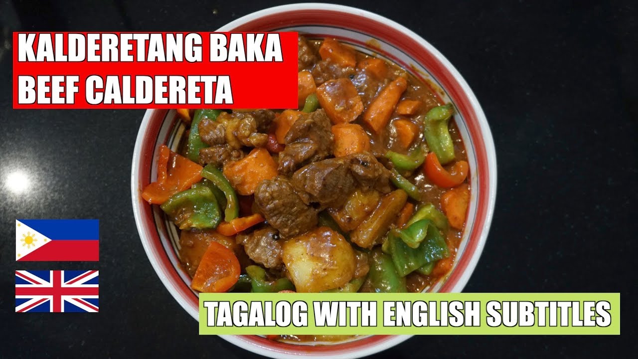 Beef Caldereta - Beef Kaldereta - Pinoy Beef Stew - Bakareta ...
