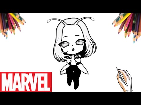 COMO DESENHAR A MANTIS CHIBI | GUARDIÕES DA GALÁXIA | HOW TO DRAW THE ...