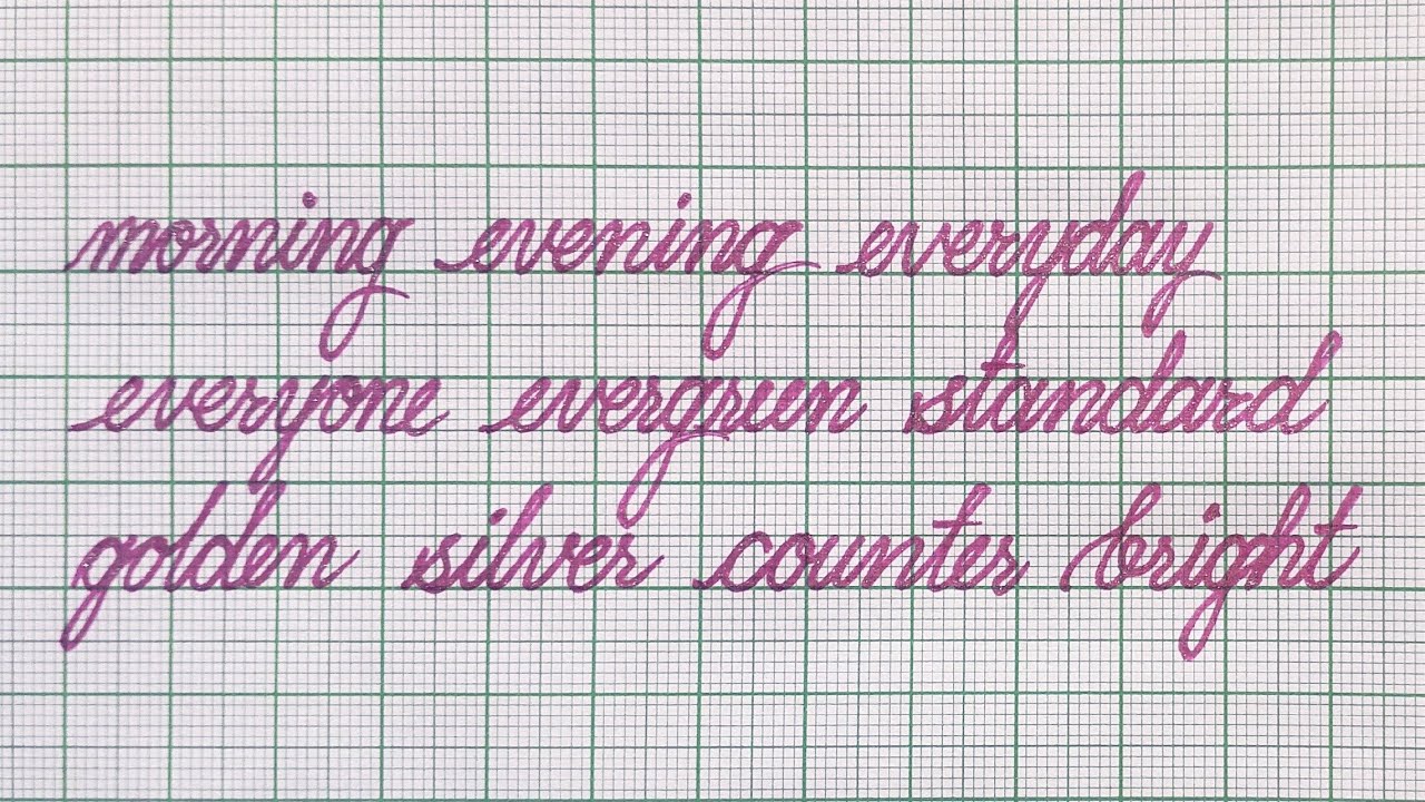 Master Your Pen: Stunning Handwriting Secrets Revealed. How to write ...