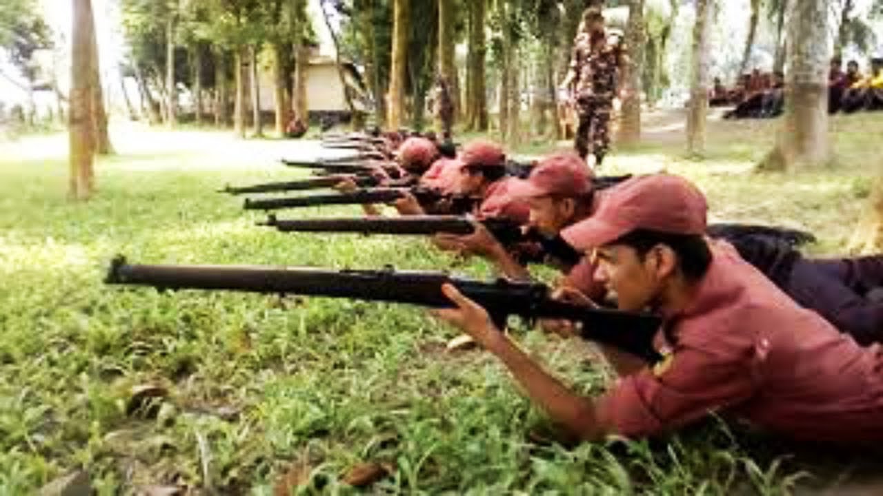 Ansar-VDP Basic Weapon Training!! Most Dangerous Bullet Firing Training ...