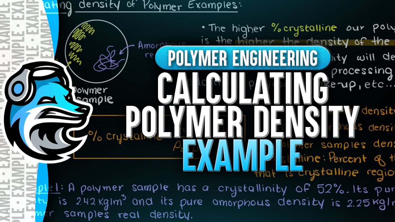Calculate Polymer Density Examples - YouTube