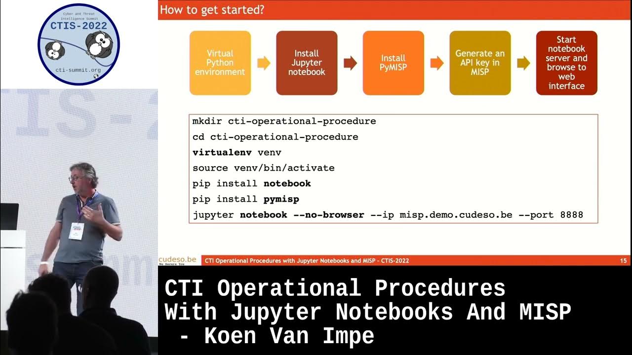 CTI Operational Procedures With Jupyter Notebooks And MISP by Koen Van Impe - YouTube