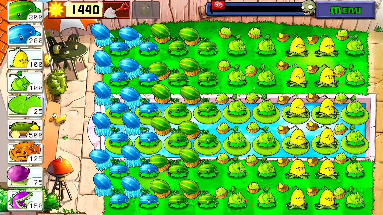 PVZ MOD *ALL PULT COMBO VS ALL ZOMBIES GAMEPLAY CHALLENGE* | Pvz Mini ...
