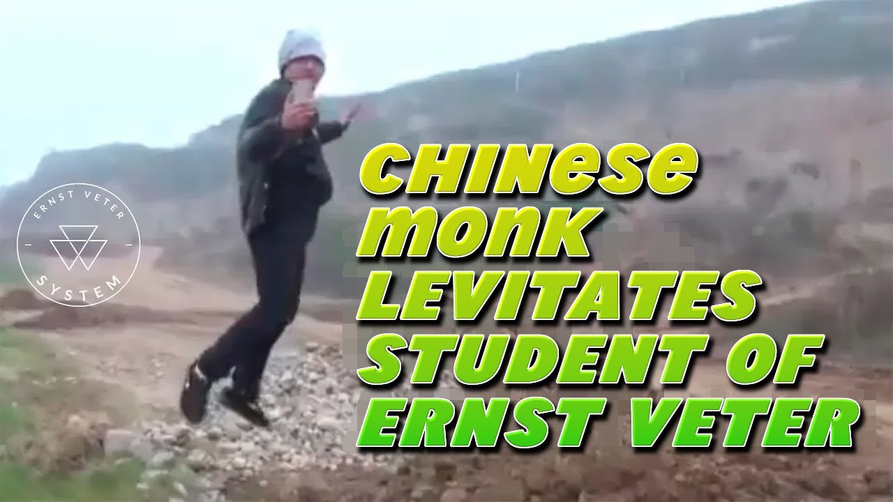 Levitation of a Chinese monk who was trained by Ernst Veter - YouTube