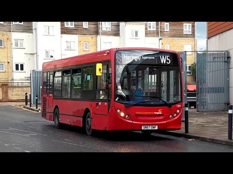 Journey on the W5. SN57DWF. 1301. HCT Group Enviro 200. - YouTube