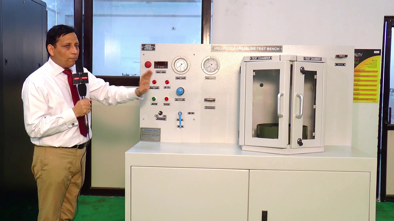 1000 BAR Hydraulic Proof Pressure Test Machine. - YouTube